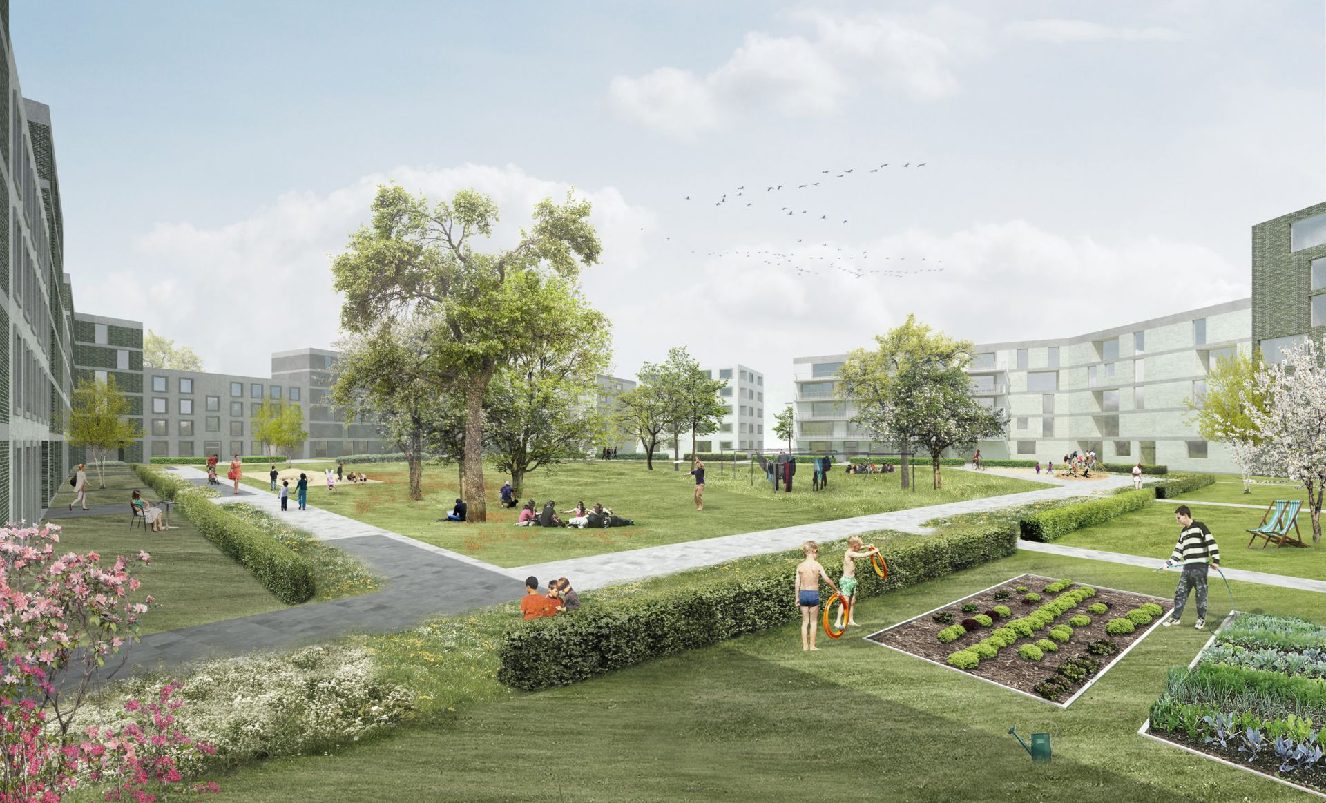 Urban design master-plan Paul-Gerhard-Allee • PALAIS MAI